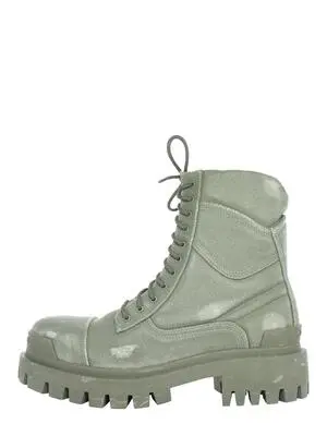 Balenciaga Combat Strike Boots - Green