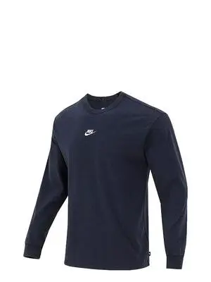 Nike Long Sleeve Crewneck T-shirt - Navy
