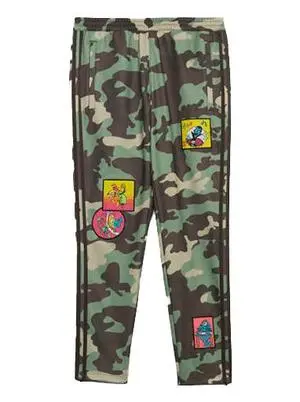 Adidas Originals X Jeremy Scott Crossover Camouflage Sports Pants/trousers/joggers Green - Multicolor