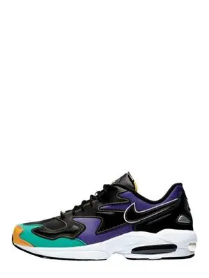 Nike Max 2 Light "windbreaker" Sneakers - Black/flash Crimson-kinetic Green-psychic Purple-univ Gold-white