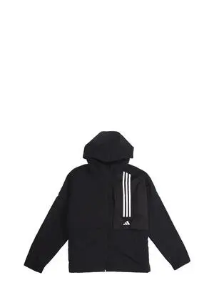 Adidas Woven Hooded Jacket - Black