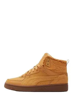 PUMA Rebound Joy "fur Corduroy" High Top Sneakers - Wheat