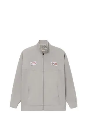 LI-NING Logo Lifestyle Classic Jacket - Grey