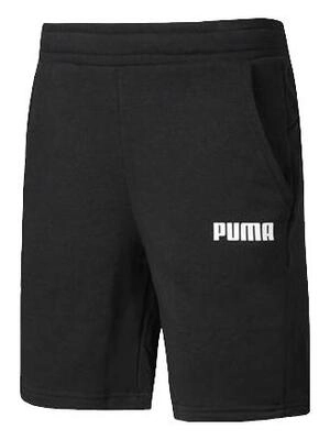 PUMA Solid Casual Shorts - Black