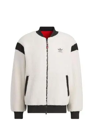 Adidas Originals X Feifei Ruan Reversible Sherpa Jacket - White/red