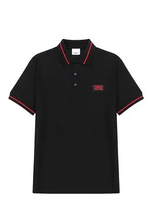 Burberry Short Sleeves Polo Shirt - Black