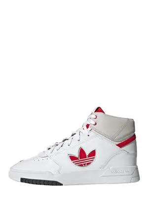 Adidas Originals Drop Step Xlt High Top Sneakers - White/red