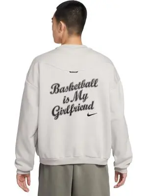 Nike Standard Issue Therma-fit Brushed Crew - Light Bone