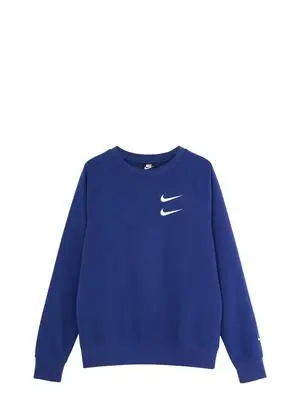Nike Swoosh Crewneck Sweatshirt - Blue