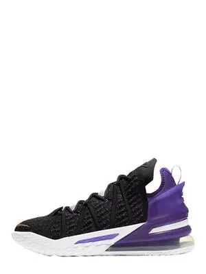 Nike Lebron Lakers High Top Sneakers - Black