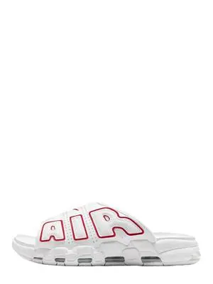 Nike More Uptempo Slides - White/red