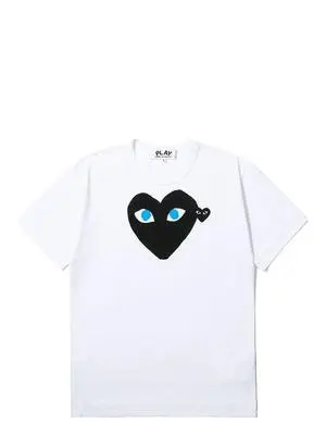 Play Comme Des Garcon Emblem Heart T-shirt - White