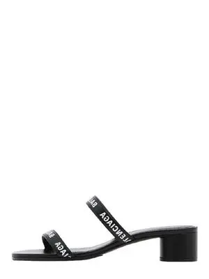 Balenciaga Round Toe Sandals - Black
