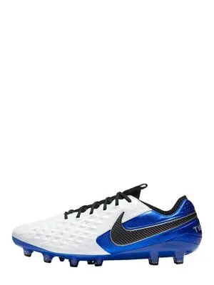 Nike Tiempo Legend 8 Elite AG-Pro Low-Top Soccer Shoes White/blue