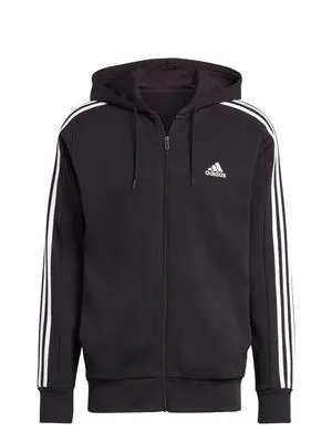 Adidas French Terry 3-stripes Full-zip Hoodie - Default Colorway