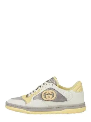 Gucci Mac80 Embroidered Sneakers - Yellow/white/grey