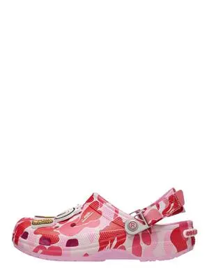 CROCS X A Bathing Ape Clog 'carnation - Abc Camo/pink
