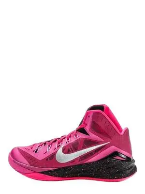 Nike Hyperdunk 2014 High Top Athletic Sneakers - Pink/black/pink
