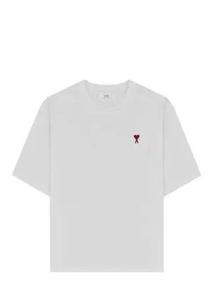 AMI AMI Small Heart Logo Boxy Fit T-Shirt