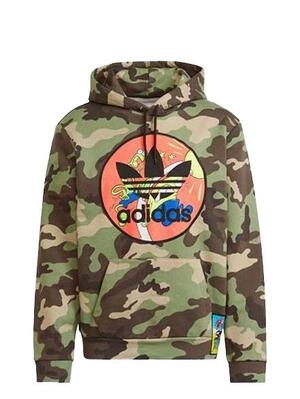 Adidas Originals X Jeremy Scott Fleece Hoodie - Multi-color