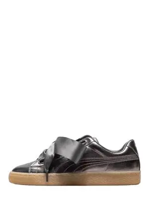 PUMA Basket Heart Luxe Sneakers - Black