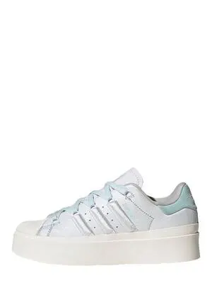 Adidas Superstar Bonega Platform Sneakers - White/blue