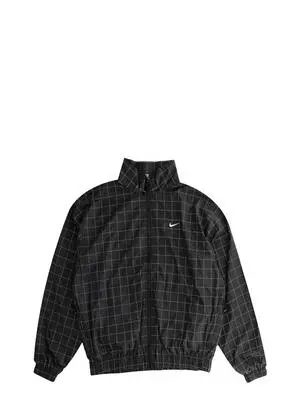 Nike Lab Casual Sports Woven Plaid Jacket - Black
