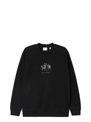 Burberry Embroidered Cotton Sweatshirt - Black