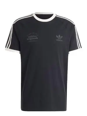 Adidas Originals Sport Graphic Cali Tee Asia Sizing 'black White - Black/white