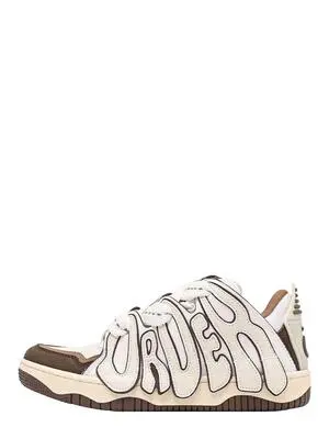 OLD ORDER Skater/001 Sneakers - White/brown