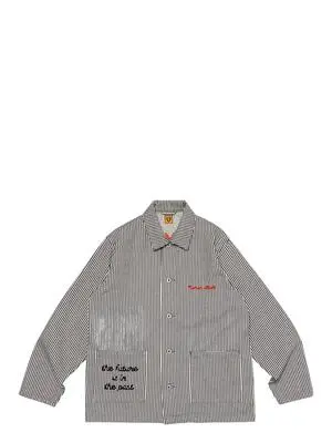 HUMAN MADE HUMAN MADE Indigo Striped Coverall Jacket