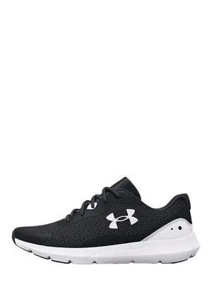 Under Armour Surge 3 Athletic Sneakers - Black/white