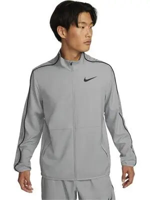 Nike Dri-fit Team Woven Track Jacket - Grey