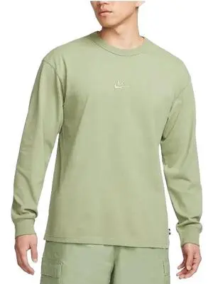 Nike Premium Essentials Long Sleeve Crewneck Tee - Green