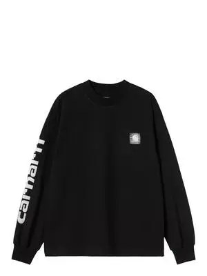 Carhartt Work In Progress Archive Script Long Sleeve T-shirt - Black