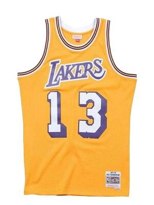 Mitchell & Ness Los Angeles Lakers 1971-72 Wilt Chamberlain Swingman Jersey - None