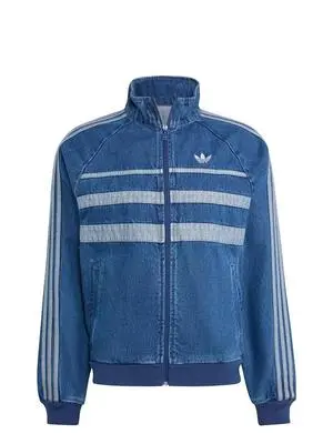 Adidas Adicolor Denim Track Jacket - Light Denim