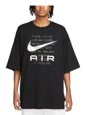 Nike T-shirt 'black - Black/multi-color