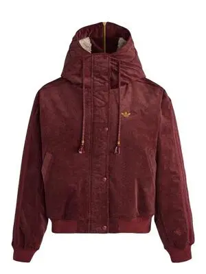 Adidas Padded Jacket With Hood - Collegiate Burgundy