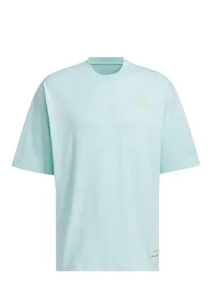 Adidas Graphic T-shirt Asia Sizing - Blue Mint