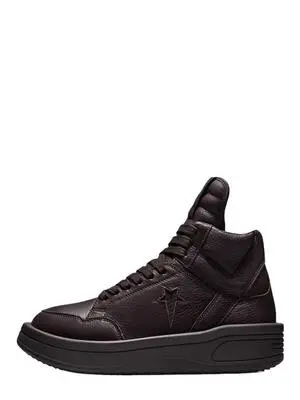 CONVERSE Rick Owens X Turbowpn Mid High Top Sneakers - Clay