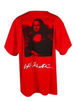 Off-White Mona Lisa Oversized T-shirt - Red
