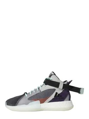 Adidas High Top Sneakers - Black/silver
