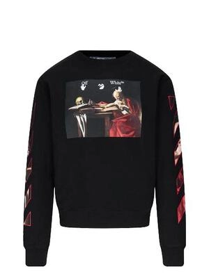 Off-White Caravaggio Slim Crewneck - Black