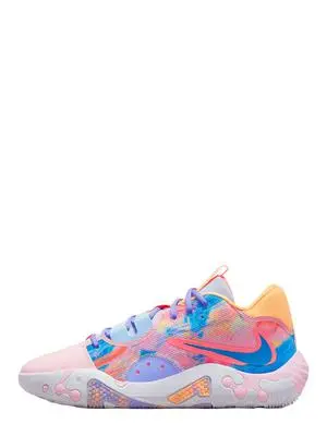 Nike Pg "painted Swoosh" Sneakers - Pink/blue