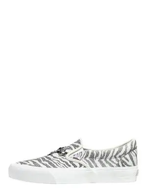 VANS Needles X Vault Classic Slip-on V 'animal Print' Sneakers - White