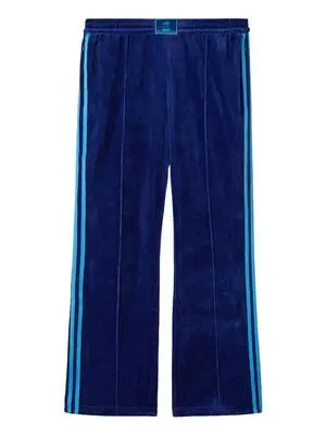 Adidas Velour Track Pants - Dark Blue