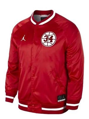 JORDAN Varsity Baseball Jacket - Red