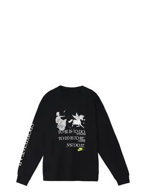 Nike Long Sleeve Graphic Print T-shirt - Black