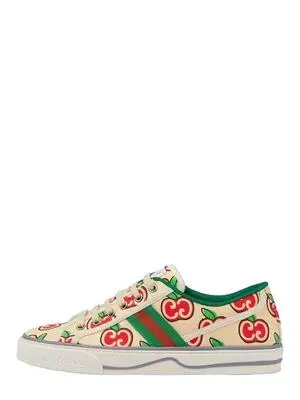 Gucci Gucci Tennis 1977 GG Apple Print Sneakers White